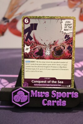 Conquest of the Sea Rare OP08-77 One Piece Two Legends | eBay