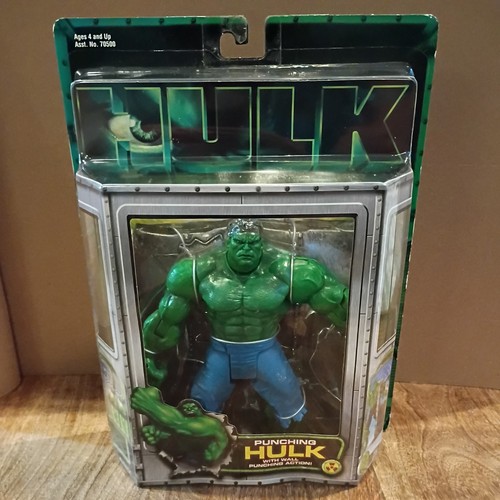 ToyBiz Marvel Hulk Movie Punching Hulk Action Figure Sealed MOC 2003 | eBay