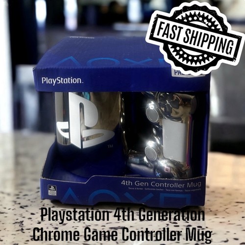 NEW IN BOX PlayStation 4th Generation Chrome Controller Mug FAST ...