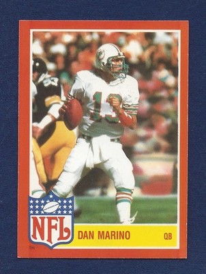 SHARP 1985 TOPPS GLOSSY NFL STAR SET INSERT #6 DAN MARINO .99 SHIP Y142 ...