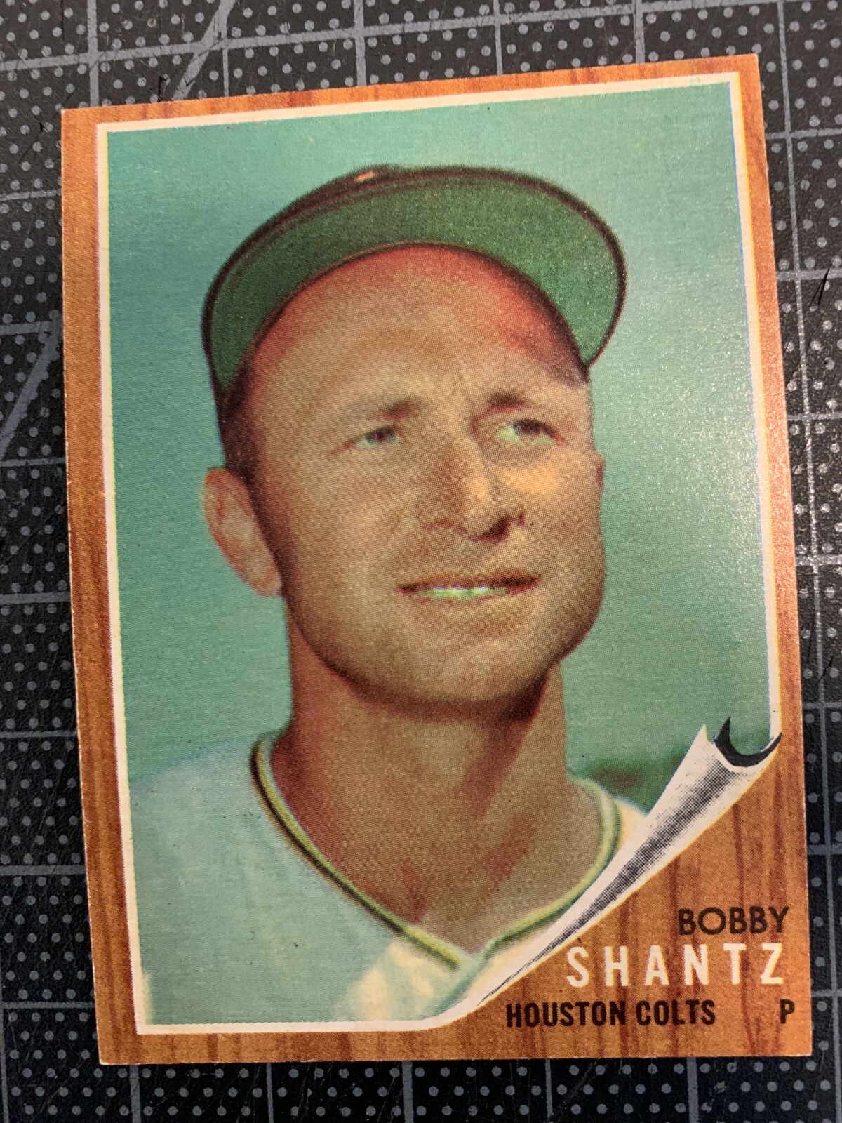 1962 TOPPS #177 BOBBY SHANTZ HOUSTON COLT 45'S BASEBALL CARD NM/MT CC ...