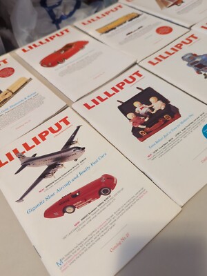 LOT of 17 Lilliput Motor Company Toy Car Train Tin Catalogs 1990s | eBay