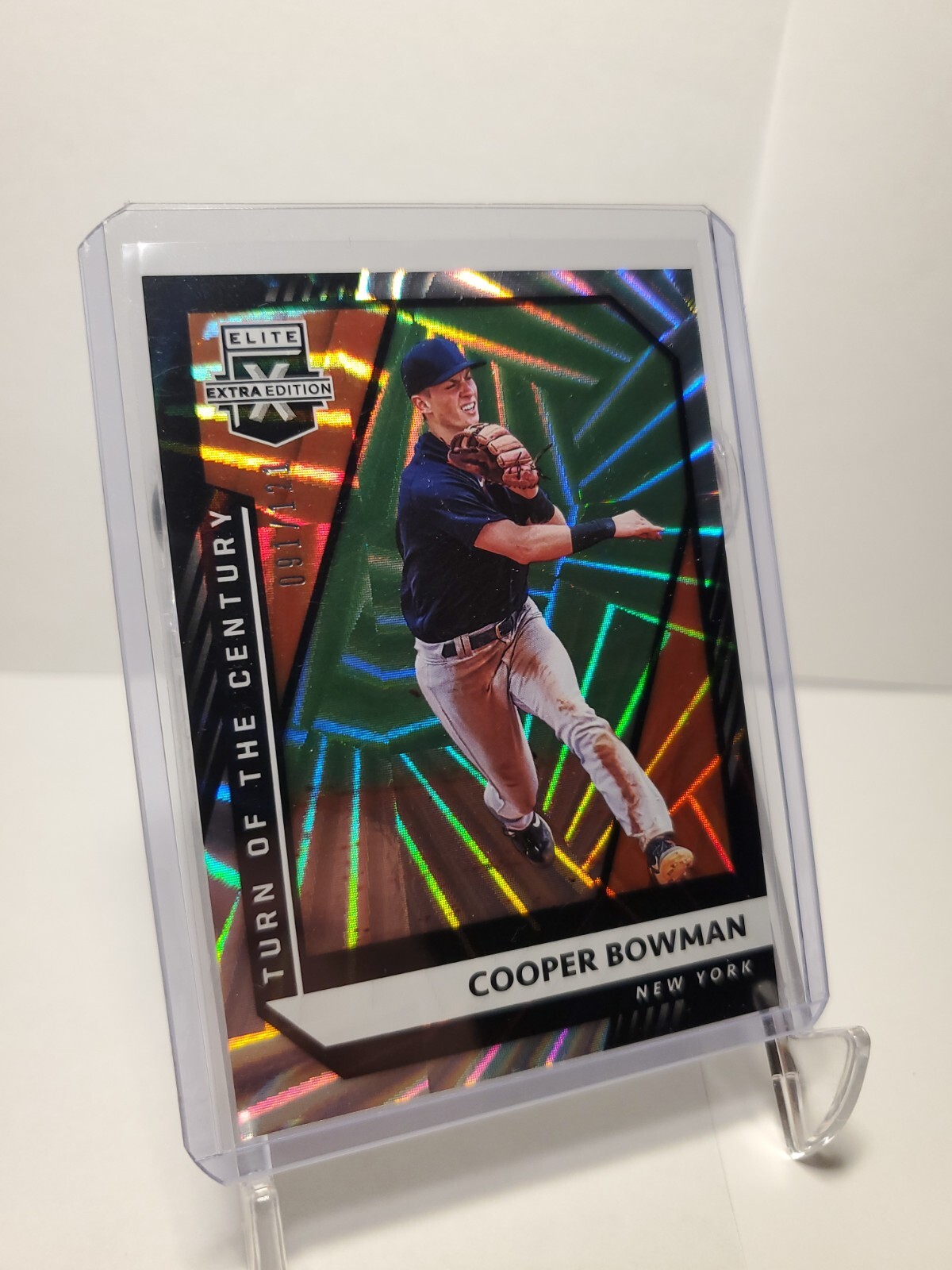 2021 Elite Extra Edition Cooper Bowman Turn Of Century #91/121. NY | eBay