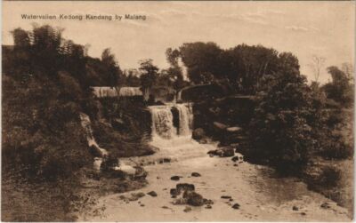 CPA AK INDONESIA Watervallen Kedong Kandang by Malang (341544) | eBay UK