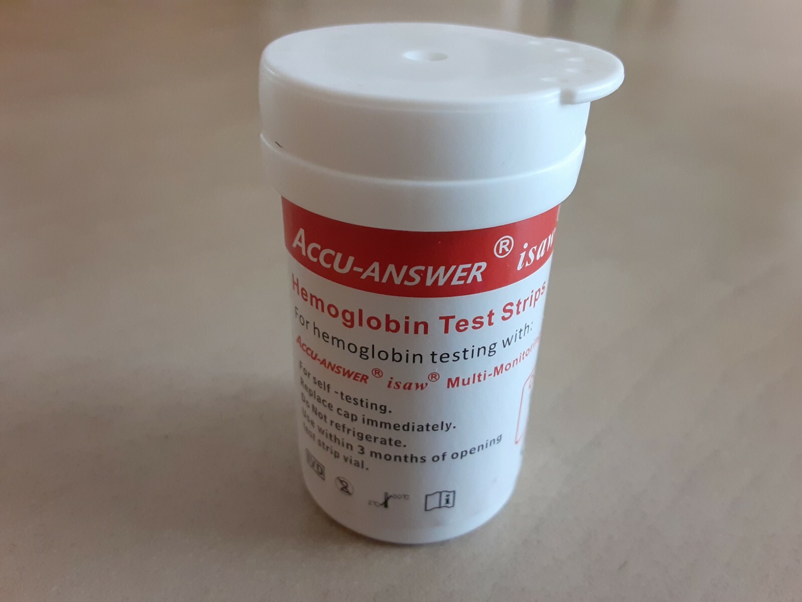 Accu-Answer isaw Hemoglobin Test Strips - 50 Pieces for sale online | eBay