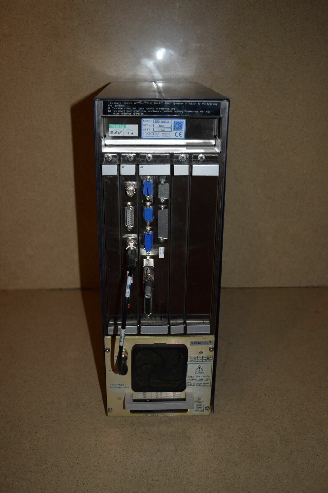 OXFORD INSTRUMENTS MODEL INCA ENERGY W/ MICROANALYSIS DXP50 & XAC II ...