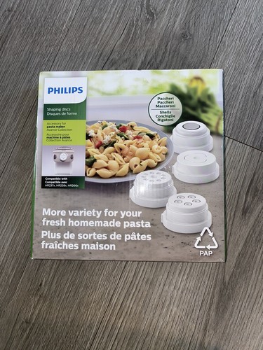 Philips Avance Pasta Maker 4-in-1 accessory shape kit- Shells and ...
