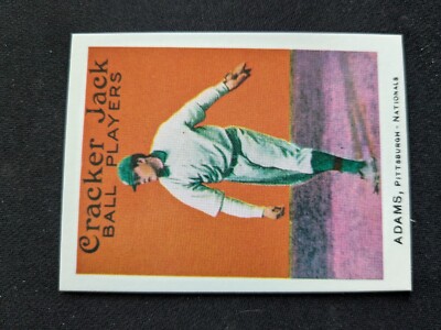 1915 Cracker Jack Reprint Baseball Card # 63 Babe Adams - Pittsburgh ...