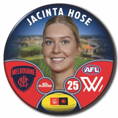 AFLW S9 Melbourne Football Club - HOSE, Jacinta | eBay