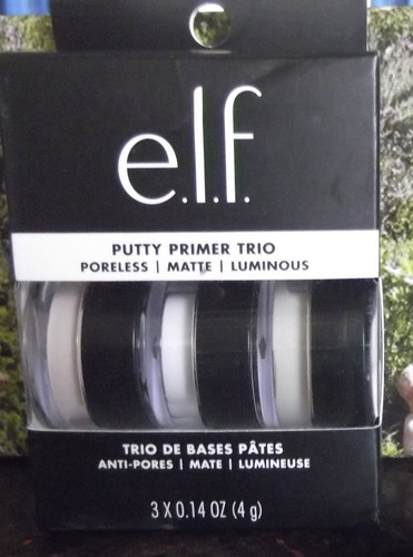 ELF PUTTY PRIMER TRIO, PORELESS, MATTE, LUMINOUS, VEGAN, CRUELTY FREE ...