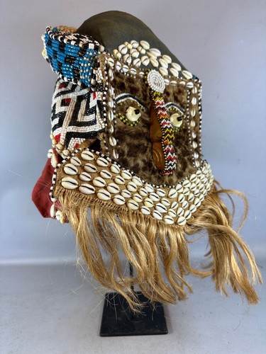 231013 - African Kuba Mosham Bwoom mask - Congo | eBay
