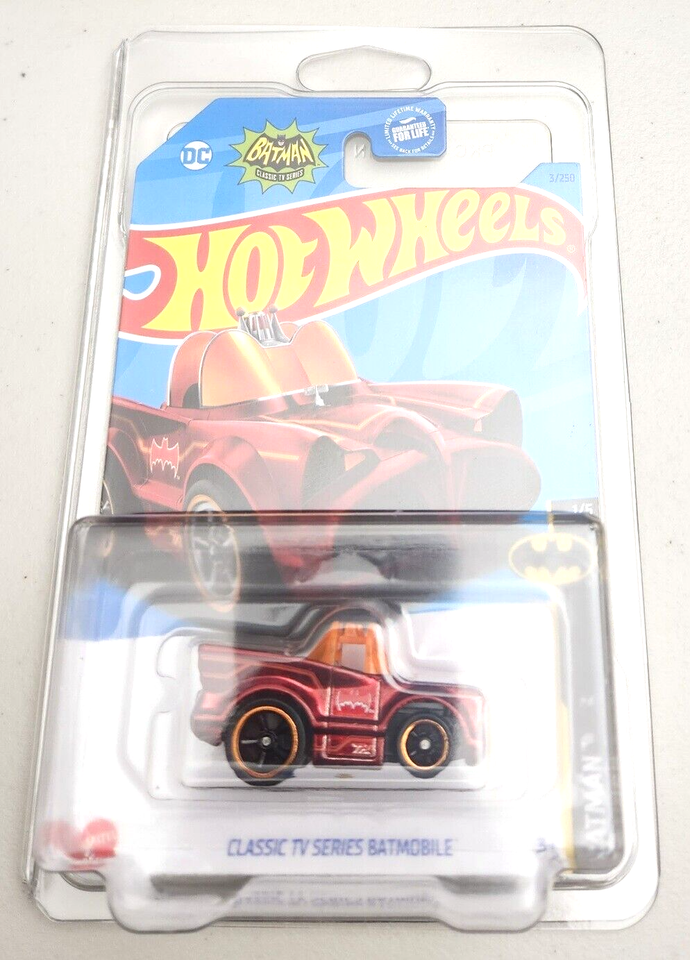 Hot Wheels Classic TV Series Batmobile Spectraflame Red 2023 Super ...