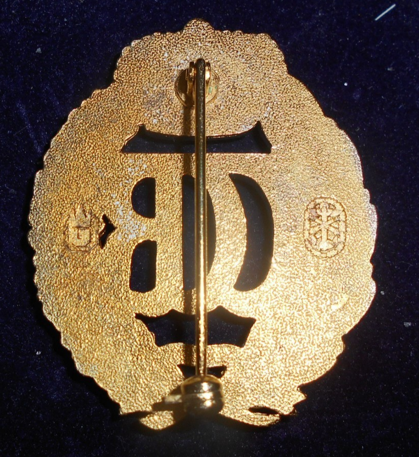 WW1 IMPERIAL GERMAN MILITARY MEDAL / BADGE "Memorial for the Adjutant ...