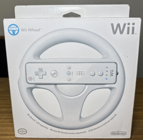 NEW Nintendo Wii Wheel Mario Kart WHITE | eBay