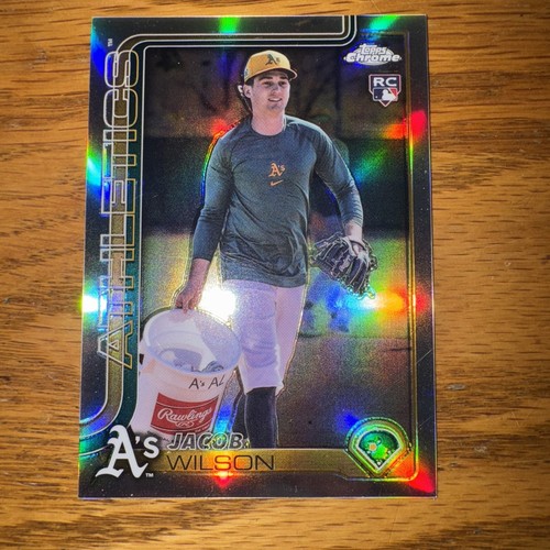 JACOB WILSON SUPER SHORT PRINT IMAGE VARIATION REFRACTOR SSP 2025 TOPPS ...