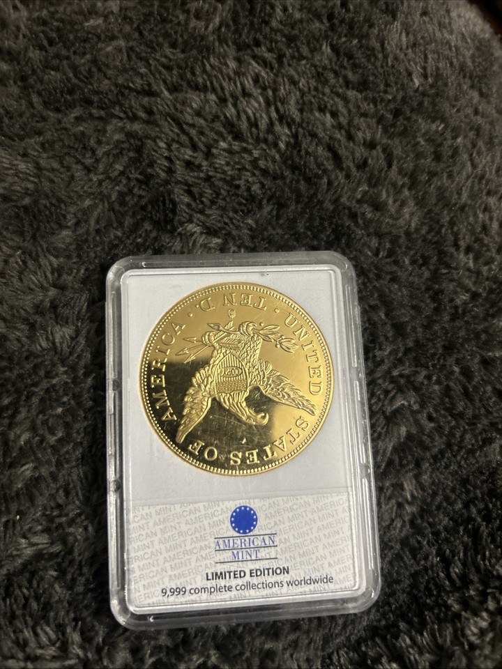 Historical Gold Eagle Replica Archival 1838 Liberty Head Eagle 24K ...