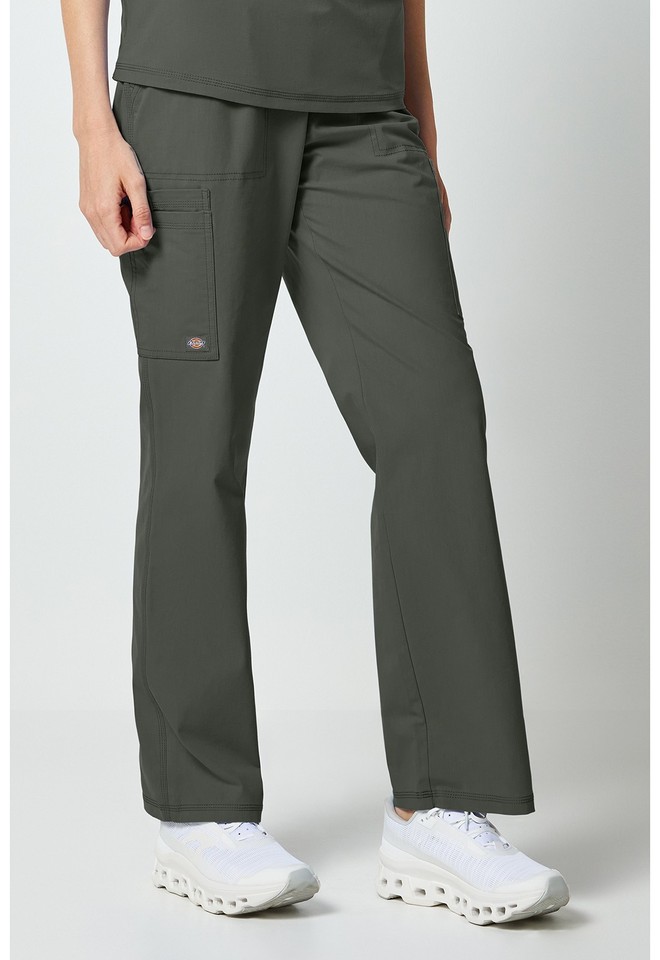 Dickies Scrubs Women Straight Leg Cargo Petite Pant DK274P OLVN Olive ...