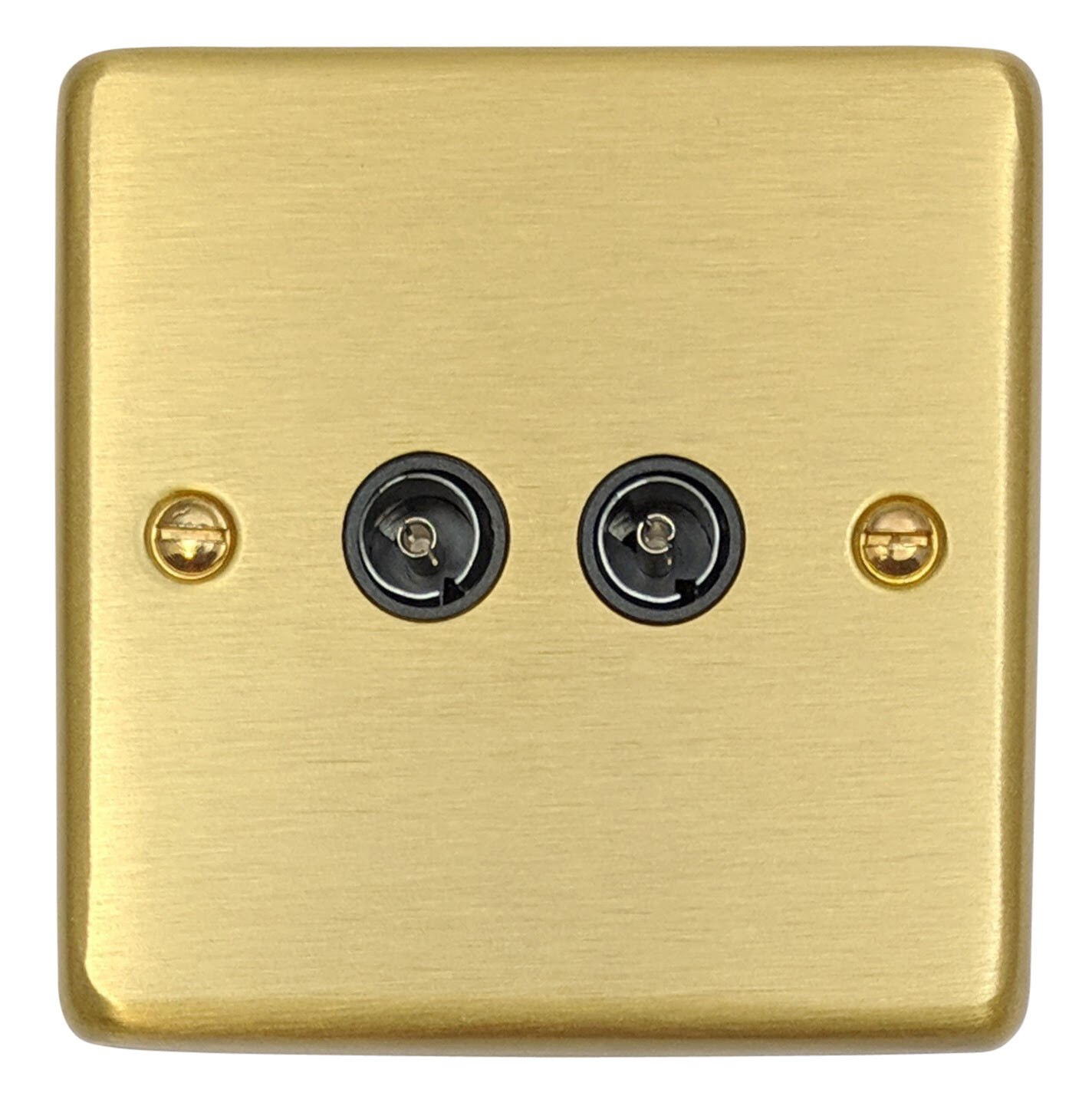 Brushed Satin Brass CSB3 Light Switches, Plug Sockets, Dimmers, Cooker ...