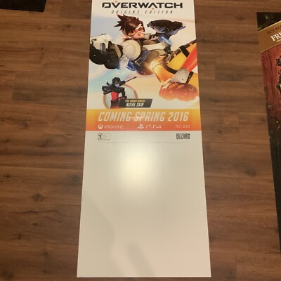 Overwatch Origins Edition 21x53.5 Side Panel Thick Advertising Video ...