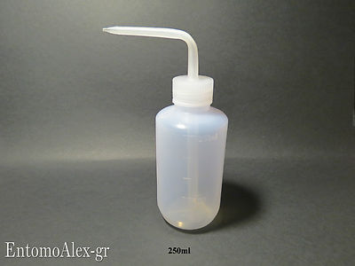 bottiglia lavaggio spruzzetta graduata 250ml rabbocco laboratorio ...