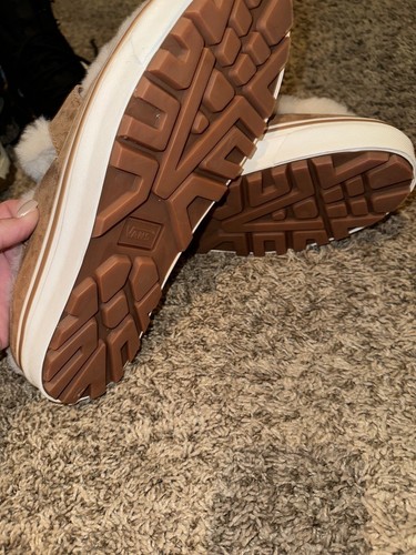 New Vans Style 53 Cozy Mule DX Shearling Chipmunk Sneakers Slip-On ...