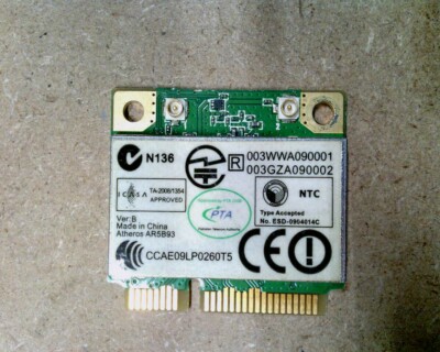 Atheros AR5B93 Laptop Wireless Card | eBay