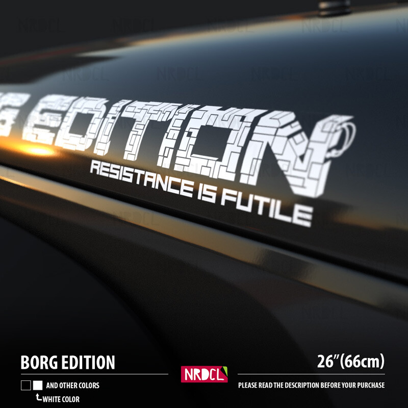 2x BORG EDITION Star Trek Decal Car Vinyl Sticker | eBay