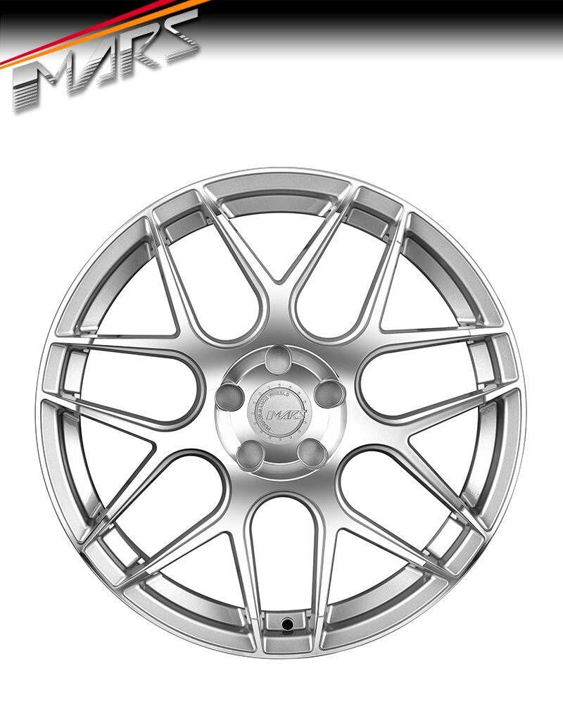 MARS MP-JW Silver 19 Inch Stag Alloy Wheels Rim 5x112 for Mercedes AUDI ...