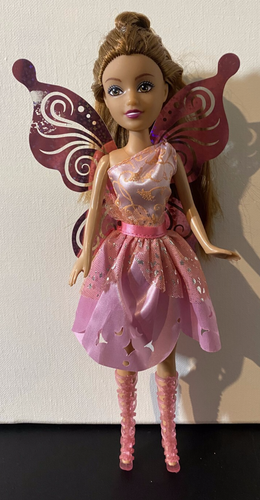 Glitzeez Fairy Princess 11 Inch Doll Teal Pink Dress & Wings | eBay