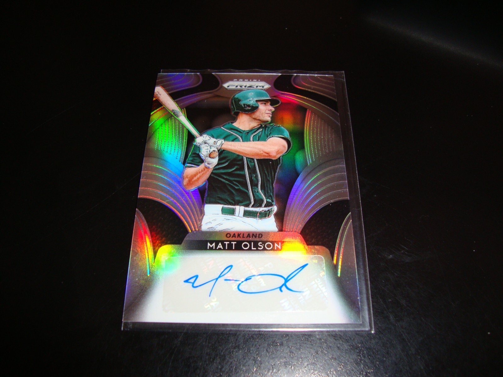 Matt Olson Braves/A's Certified Auto Signed Autograph 2019 Prizm S-MO ...