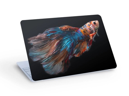 Fighting Fish LAPTOP SKIN Decal Sticker, BETA Fish Laptop Skin - Custom ...