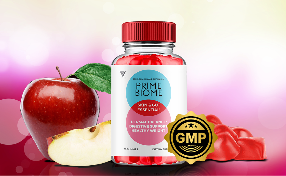 (3 Pack) Prime Biome Gummies PrimeBiome Probiotic Skin Supplement (180 ...