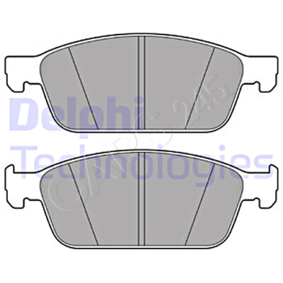 DELPHI Disc Brake Pad Set For FORD Focus III Box Body / Estate Saloon ...