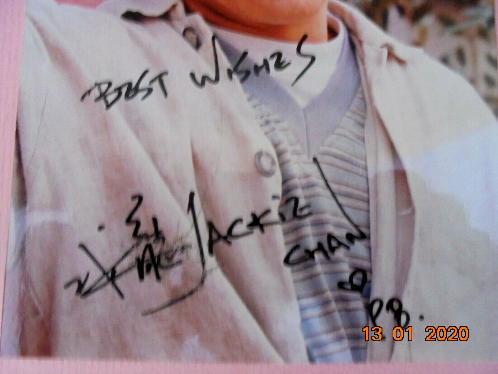Jackie Chan Autograph , Photo Authentique Autographe Original Hand ...