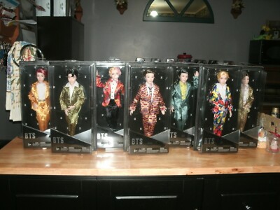 BTS Barbie Doll Mattel Idol Fashion Complete set of 7 Brand New 💜 | eBay