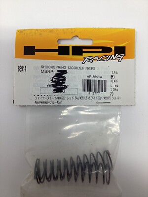 Hpi racing 86914 shock springs pink fire storm box11 | eBay