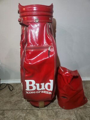 Vintage Budweiser Golf Bag Red | eBay