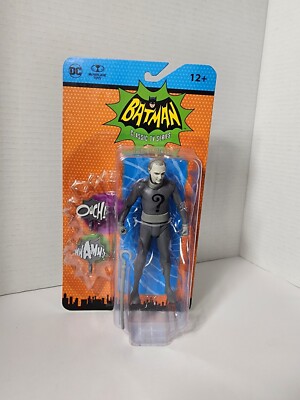 McFarlane Batman DC Retro 1966 TV Show THE RIDDLER Unmasked Black White ...