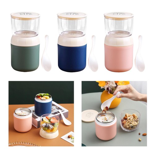 Yogurt Container Portable Insulated Food Container for Yogurt Soup ...