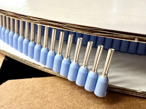 Lot 5000pcs Weidmuller Wire Ferrules 18AWG, Reel, H0,75/14T BD GSP, 8mm ...