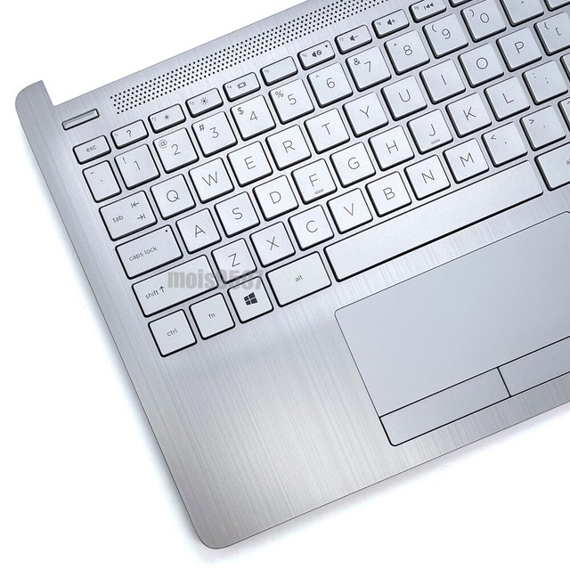 HP 14-CF 14S-CF 14-DF 14-DK Palmrest Backlit Keyboard w Touchpad L48648 ...