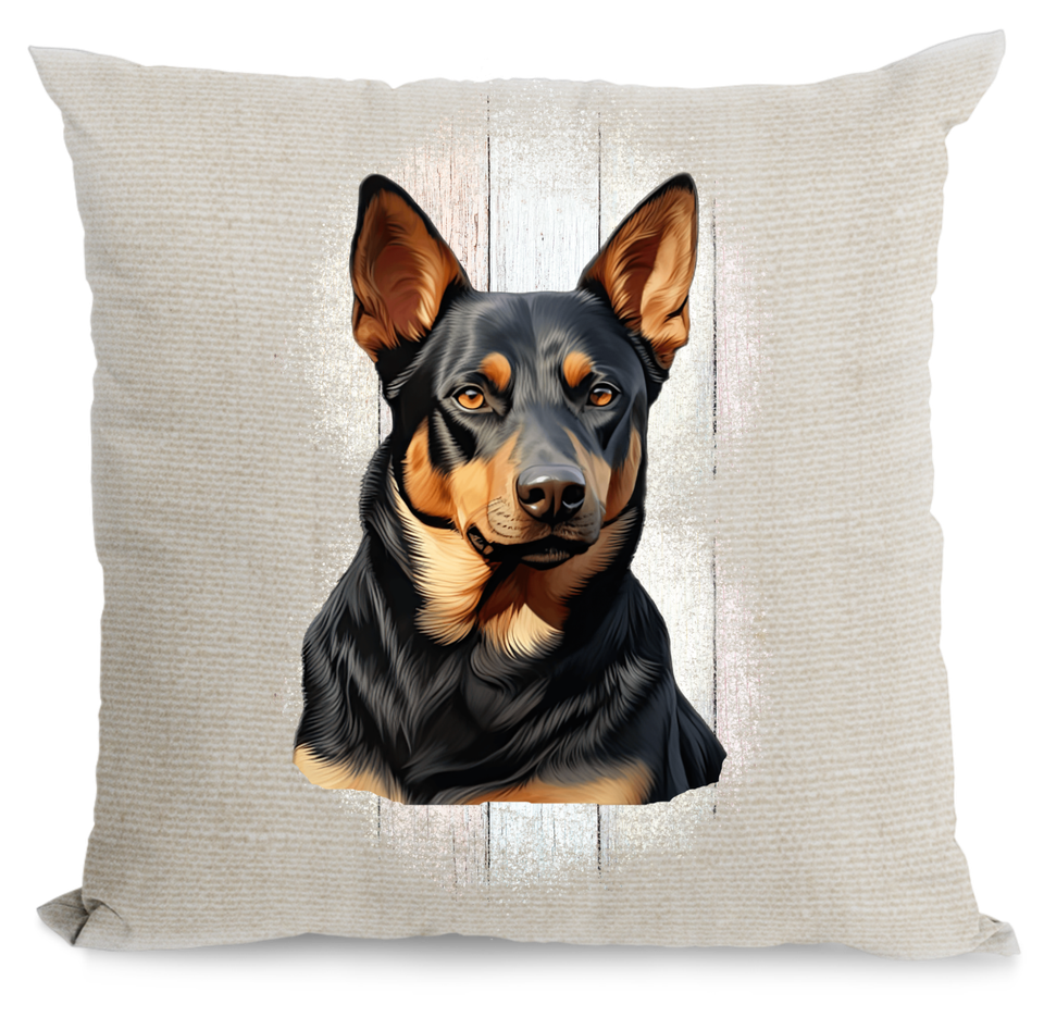 Dog Cushion Covers Linen Printed Dog Cushion / Pillow Covers 28 Breeds ...