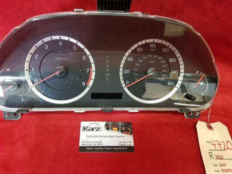 Speedometer Cluster US Market MPH Sedan Fits 08-12 ACCORD 2121 | eBay