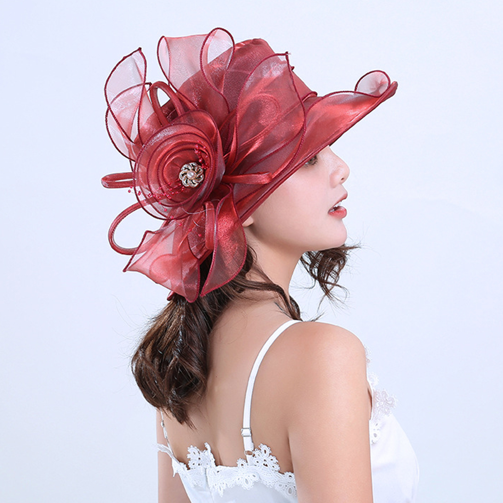 Summer Flat Cap Solid Color Breathable Flat Top Medieval Sun Hat ...