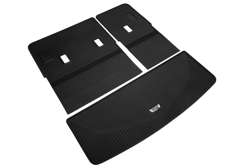 2021-2025 Cadillac Escalade Integrated Cargo Liner w/ Cadillac Logo ...