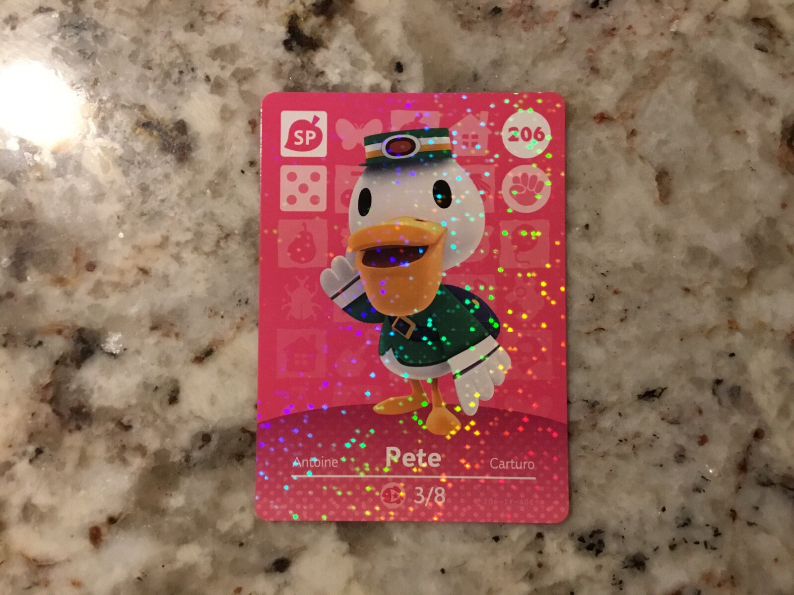 Pete 206 Animal Crossing Amiibo Authentic Nintendo Mint Card From ...