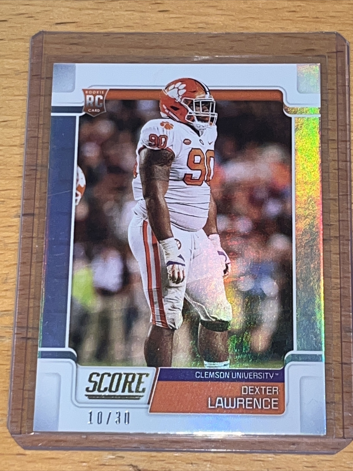 2019 Score Rookies 30th Anniversary /30 Dexter Lawrence #367 Rookie RC ...