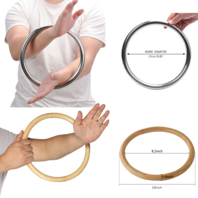 Wing Chun Stainless or Rattan Ring Martial Arts Practice Kung Fu Karate ...