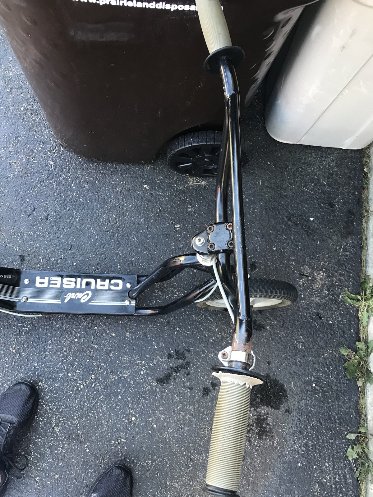 Rare Vintage Black Team Cycle Curb Cruiser Scooter Collector | eBay
