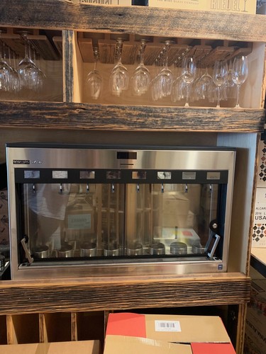 Two Enomatic Elite 8 Wine Dispensers with N2 Excel 100 Nitrogen ...